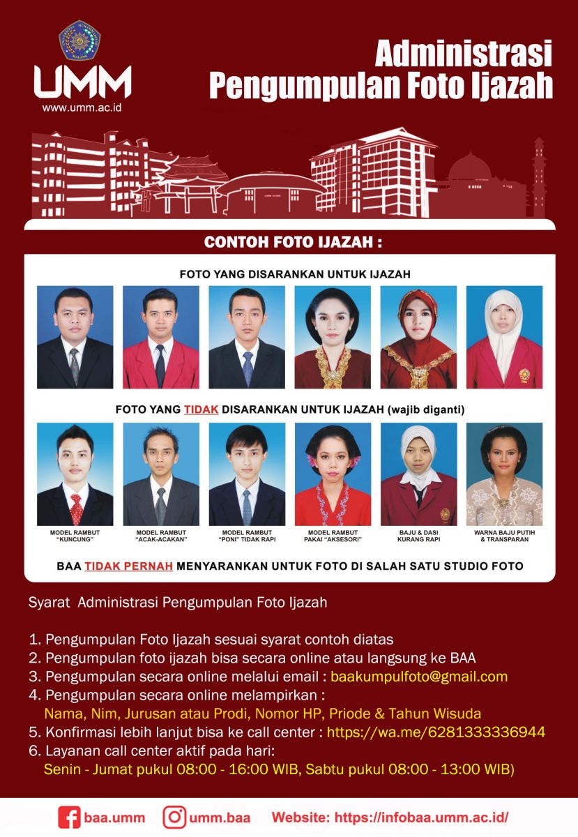 Pengumpulan Foto Ijazah - Biro Pendidikan & Pengajaran (BPP) UMM